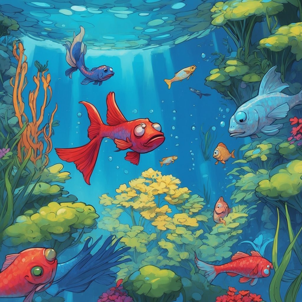 One Fish, Two Fish, Red Fish, Blue Fish - ThatsMyStorybook.com