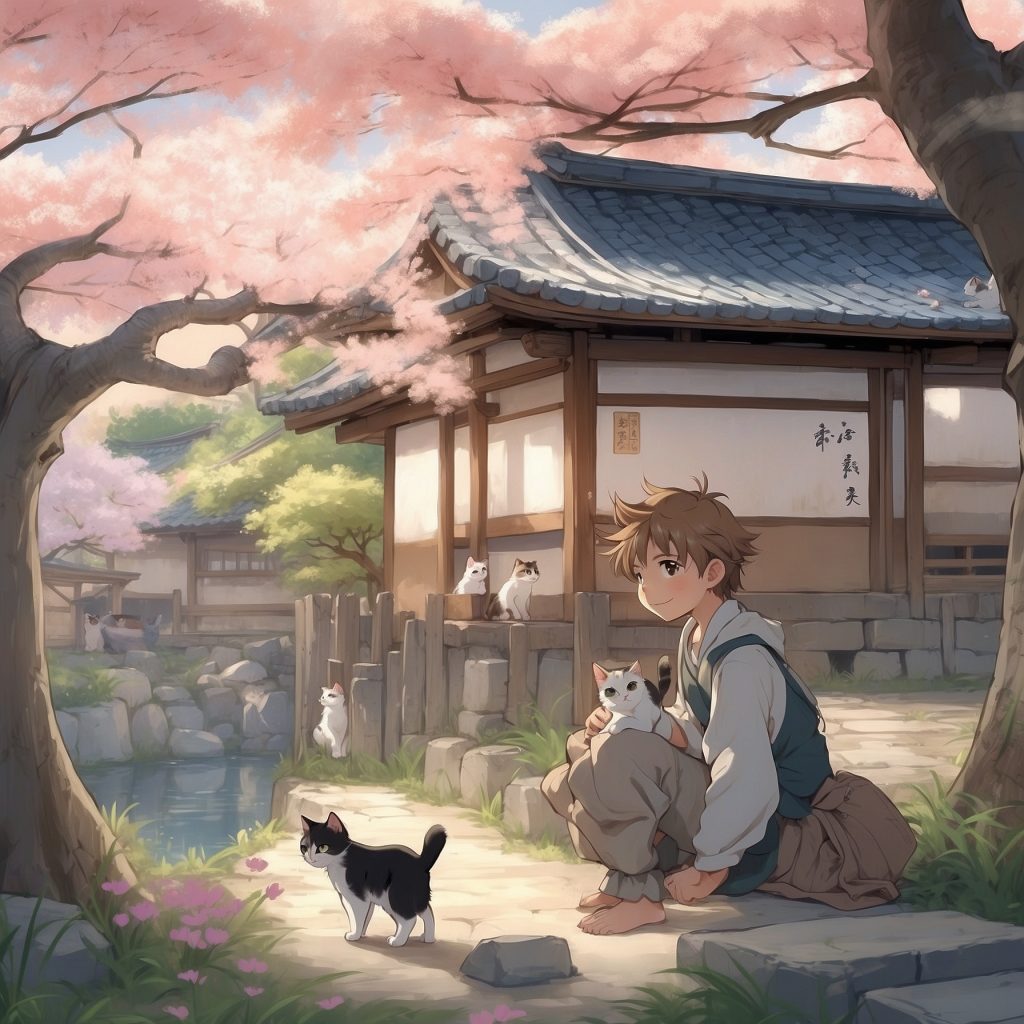 The Boy Who Drew Cats - ThatsMyStorybook.com