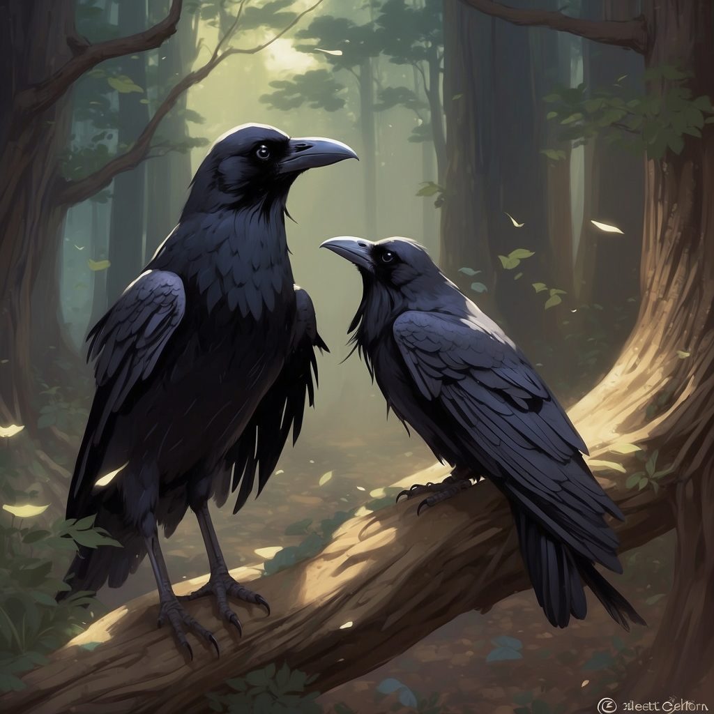 The Crow and the Raven - ThatsMyStorybook.com