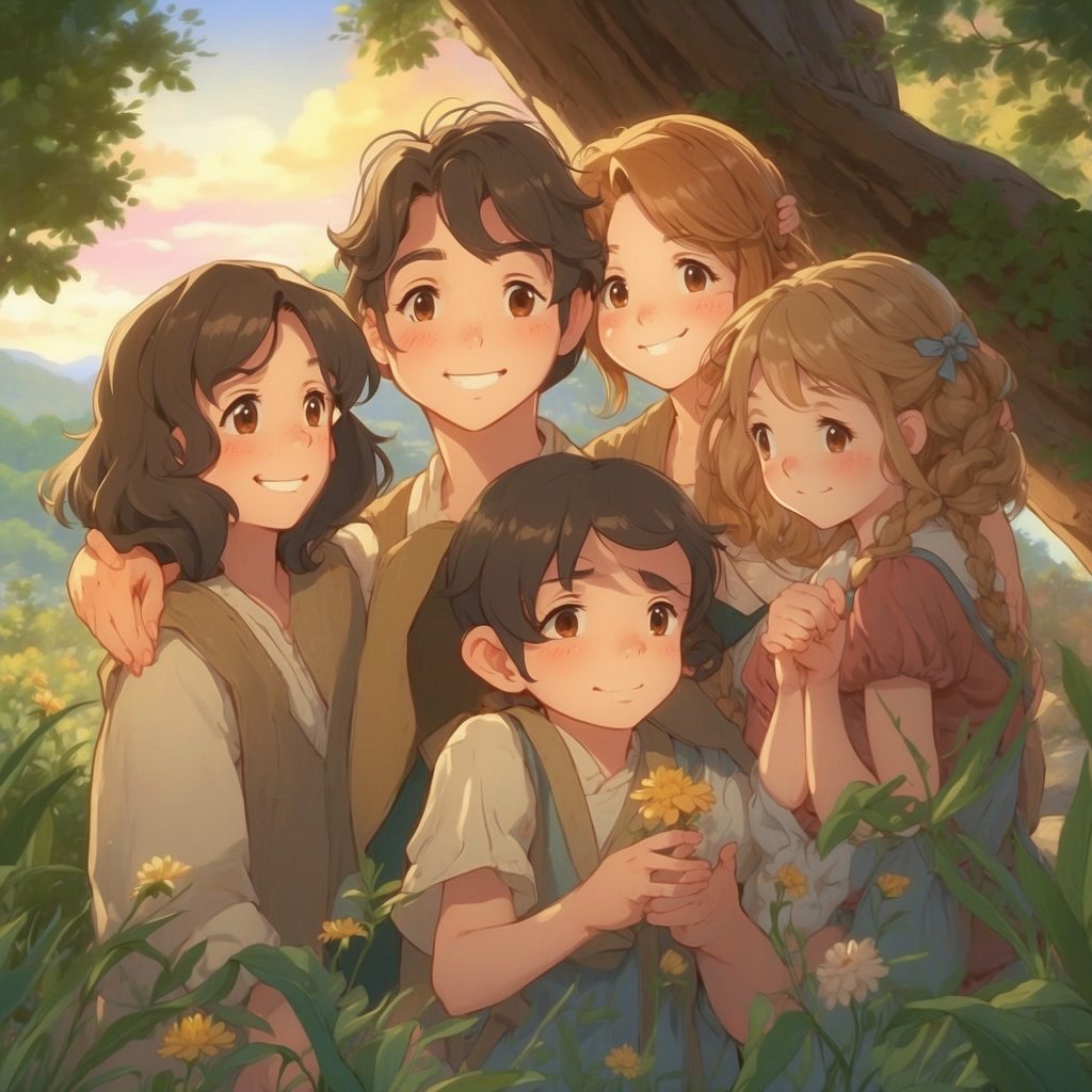 The Happy Family - ThatsMyStorybook.com